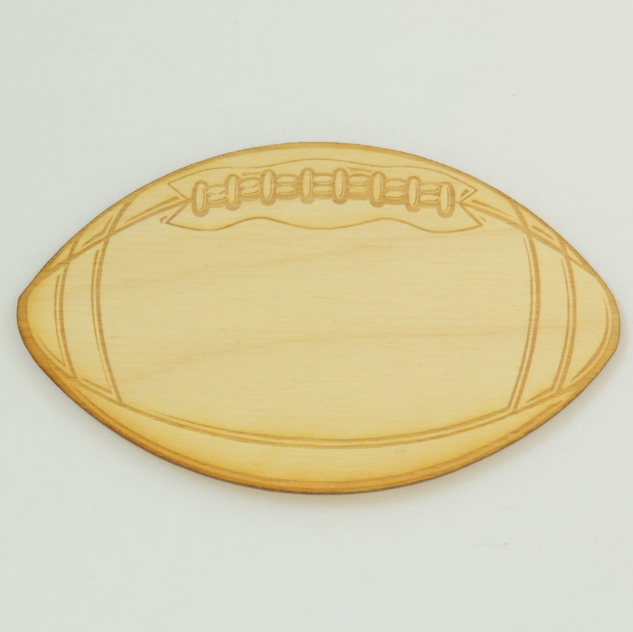 1 Pc, Engraved Football Wood Cutout 4.5 " X 2.66 " - Walmart.com