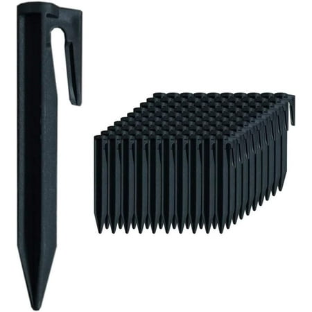 SINMI 100 Pack Ground Stake Ground Anchors Garden Fixing Stake Robot ...