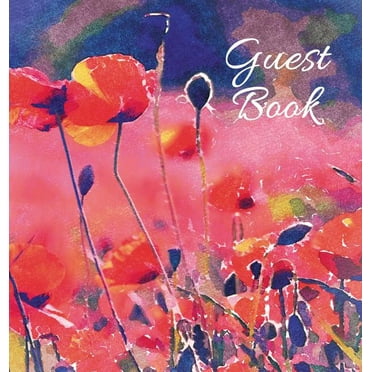 HARDCOVER GUEST BOOK, Comments Book, Visitors Book, Guest comment book ...