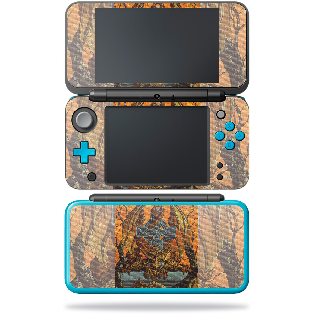 Carbon Fiber Skin Compatible With Nintendo New 2DS XL Sticker Design ...