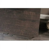 Sauder Carson Forge Dresser - Coffee Oak Finish - 6 Drawers - Walmart.com