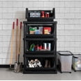 IRIS Stackable Storage Bins Open Front Heavy Duty Garage Organization ...