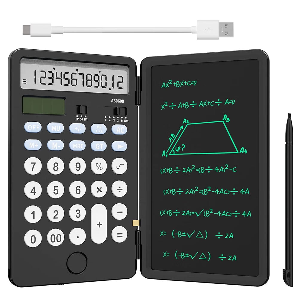 Eterstarly Calculator with Notepad, Portable 12 Digit Desk Calcultor ...