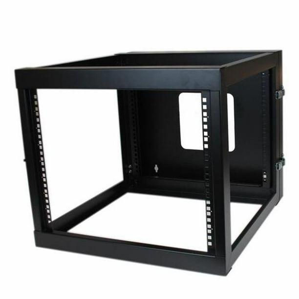 8U 22 in. Depth Hinged Open Frame Wall Mount Server Rack - Walmart.com