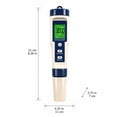 5 in 1 PH Meter for Water/Salinity Meter/tds/ec/Thermometer, PH Tester ...