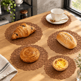 120 Pack Coffee Disposable Doilies 12 Inch Round Paper Placemats ...