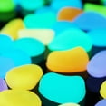 120pcs Glow in The Dark Fish Tank Aquarium Pebbles,Rocks, Glowing ...