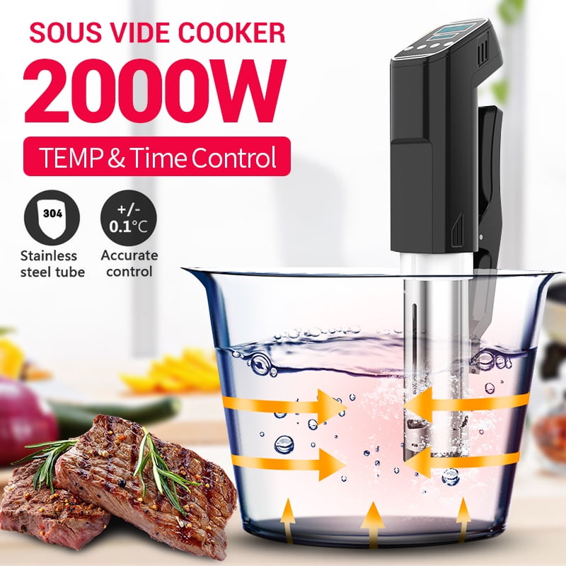 2000W Sous Vide Cooker, Thermal Immersion Circulator Machine with Large ...