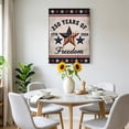 250 Years of Freedom Canvas Wall Art for Living Room, Independence Day ...