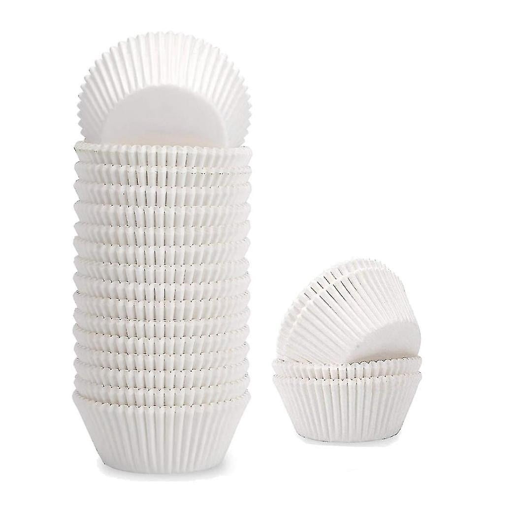 Cupcake Cases 500 Pcs White Cake Baking Cases For Cupcakes Paper Cups ...