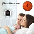 1pc 2D Flat, Silent Round Wall Clock Roman Numeral Clock Face Design ...