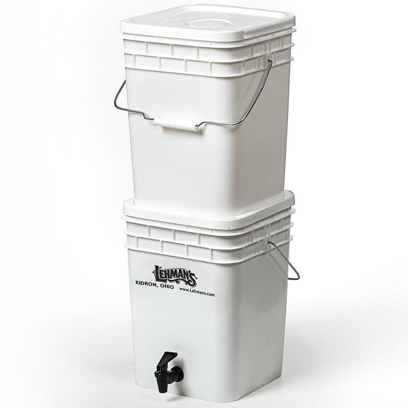 Lehman's Bucket Water Filter Purification System Kit 24 Gallons Per Day ...