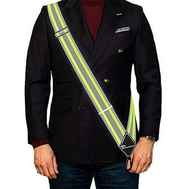 Navaris Reflective Sash - For Walking at Night, Cycling, Running ...