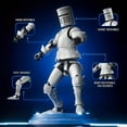CUITING Medieval Soldier Action Figure Articulated Knight Collectible ...