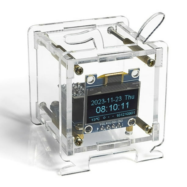 Esp8266 Kit Electrónico Pantalla Oled Mini Reloj Shell Proyecto