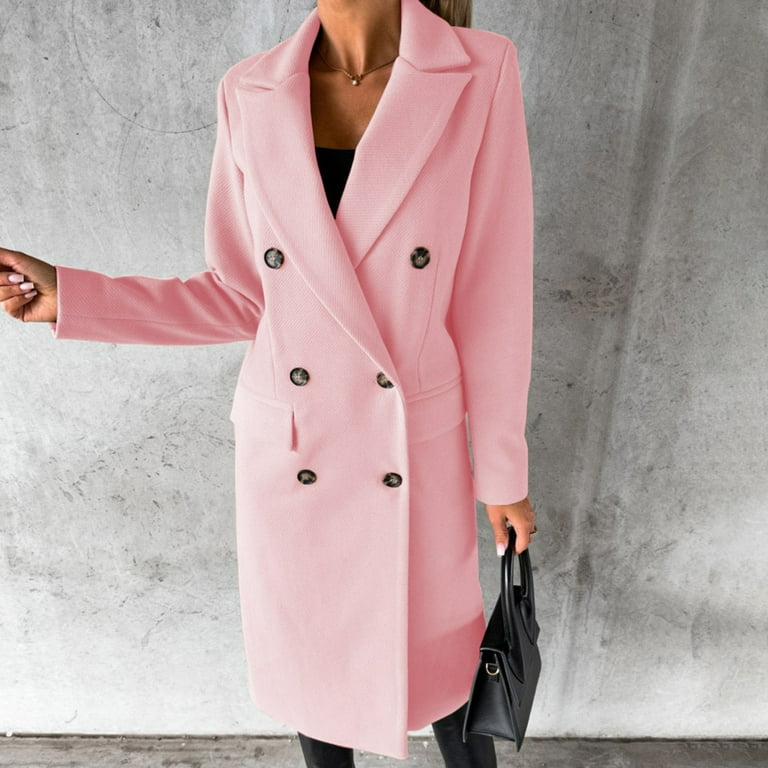 Pink Pea Coat Design