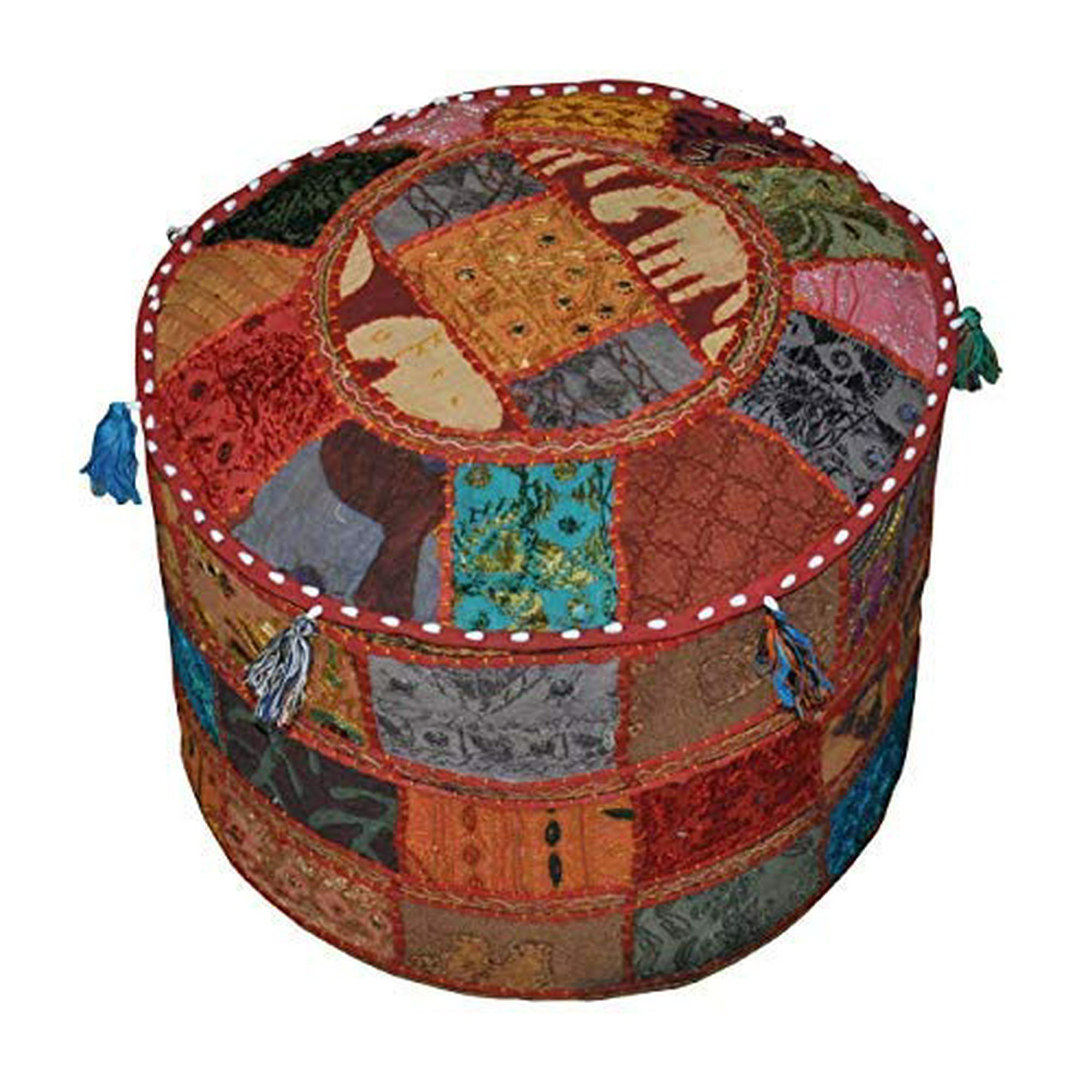 Click here for Ganesham Indian Hippie Vintage Cotton Floor Pillow... prices