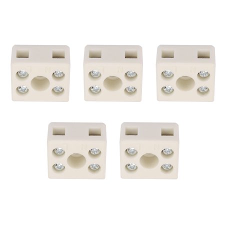 Terminal Block, Ceramic 5Pcs Ceramic Terminal Block, High-End Sockets ...