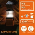 MIDODO LED Salt Water Lamp Outdoor, Emergency Light Waterproof Portable ...