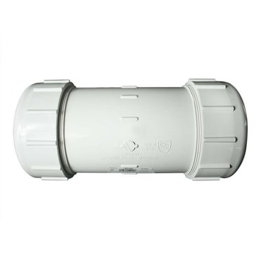 4 in. PVC Flexible Coupling with Stainless Steel clamps - Walmart.com