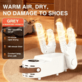 Electric Glove & Boot Dryer with Heat Blower, Timer, Foldable Portable ...