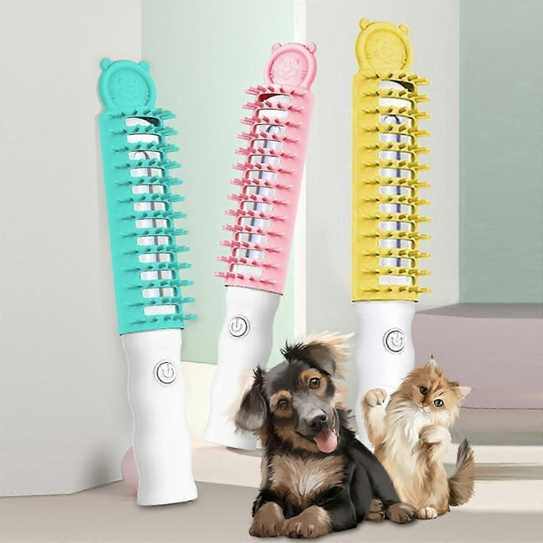 UV Pet Dog Comb, 2 in 1 Puppy Grooming Combs with Sterilization and ...