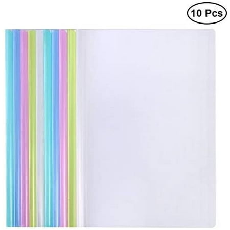 Transparent Clear Plastic File Folder Sliding Bar Report Covers for A4 ...