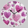 10" Quartz Indoor Wall Clock Silent Mechanism - Hand-painted Love Print ...