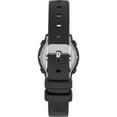 Timex Women's DGTL Stacked Numbers 28mm Black/Silver Resin Strap Watch ...