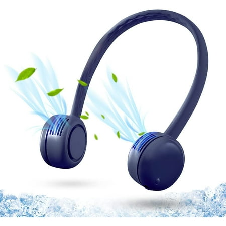 Compuye Portable Neck Fan, Hands Free Bladeless Mini Fan, 3 Speed Neck ...