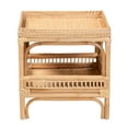 bali & pari Lombok Boho End Table - Natural Rattan - Walmart.com
