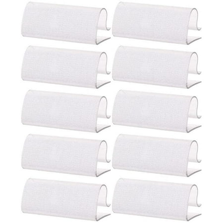 10 Pieces Table Skirting Clips Plastic Model Tablecloth Clips for Table ...