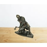 Veronese Design Bronze Finish Kneeling Templar Knight Wielding Battle ...