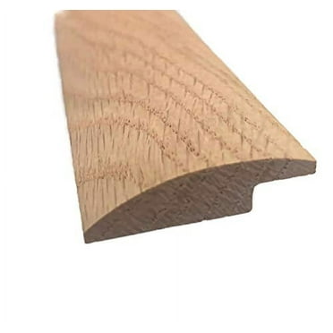 Oak 1" Overlap Edge Floor Transition 4 1/8" Wide (4 FT Long) - Walmart.com