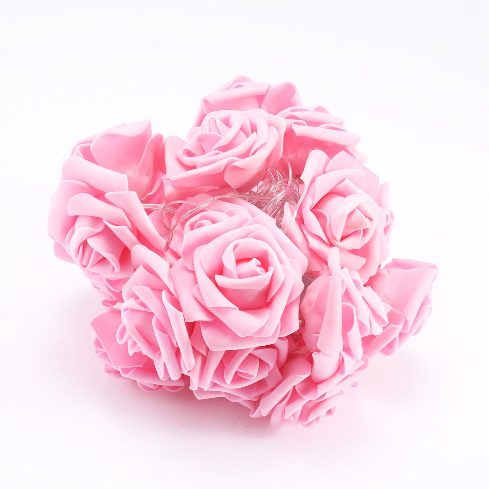 Guirnalda de luces LED Rosa 2 metros 10 luces batería larga encendida ...