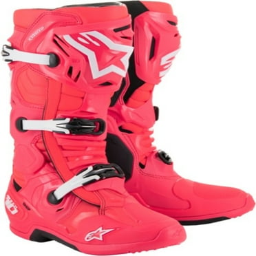Alpinestars Tech 10 Daytona Coast LE MX Offroad Boots White/Blue/Pink ...