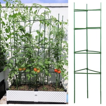 Glamos Wire 42" Steel Round Tomato Plant Cage with Heavy Duty (5 Pack ...