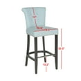 Safavieh Addo Classic Glam Ring Bar Stool with Footrest - Walmart.com