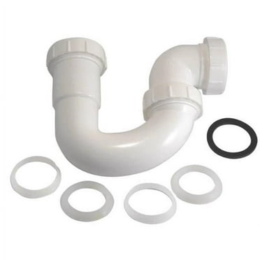 NIBCO 5892 1-1/4" ABS DWV Hub x Slip Joint P-Trap with Union Joint ...