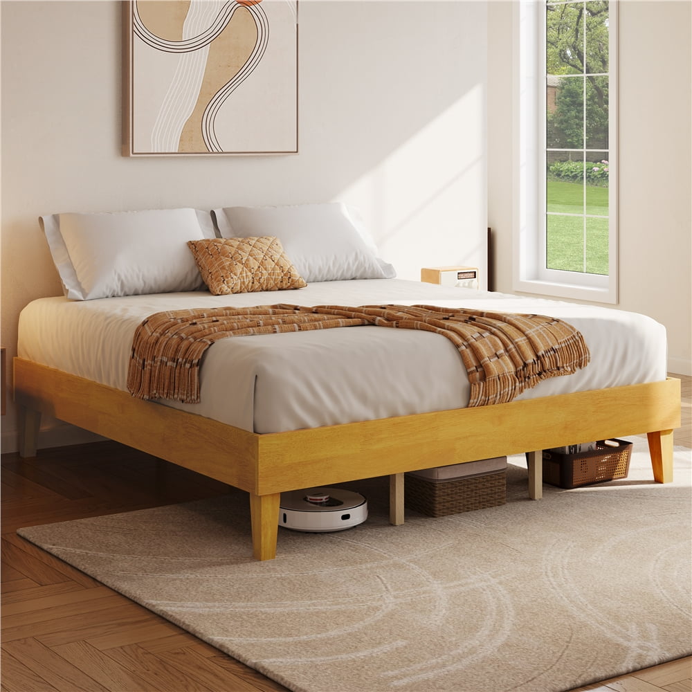Click here for Yaheetech King Size Wooden Platform Bed Frame With... prices