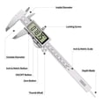 Digital Caliper, Vernier Calipers Measuring Tool, Stainless Steel ...