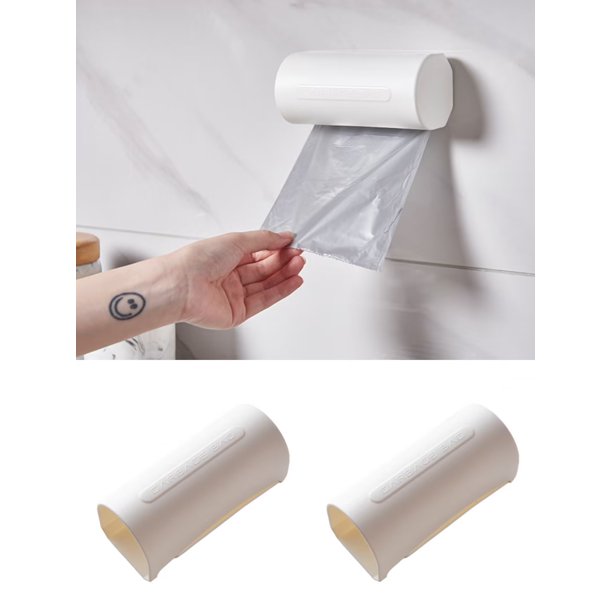 2 - piece wall mounted trash rack Storage Box Multi - purpose trash ...