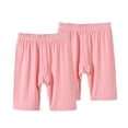 QSAWXQZ 2PC Girls' Modal Shorts Elastic Waist Lightweight Casual Base ...