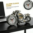 Creative Motorcycle Alarm Clock, Vintage Mini Desk Motorcycle Model ...