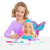 Barbie Dreamtopia Mermaid Styling Head, 22 pieces, Kids Toys for Ages 3 ...
