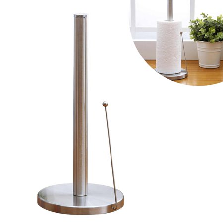 Paper Roll Holder Stainless Steel Vertical Tissue Paper Roll Bracket ...