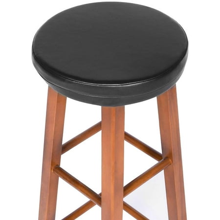 Bar Stool Cushion Round Foam Padded Seat Cushions Waterproof Leather ...