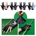 1Pc Elastics left hands snookers Billiard Pool Glove 3 Open Finger ...