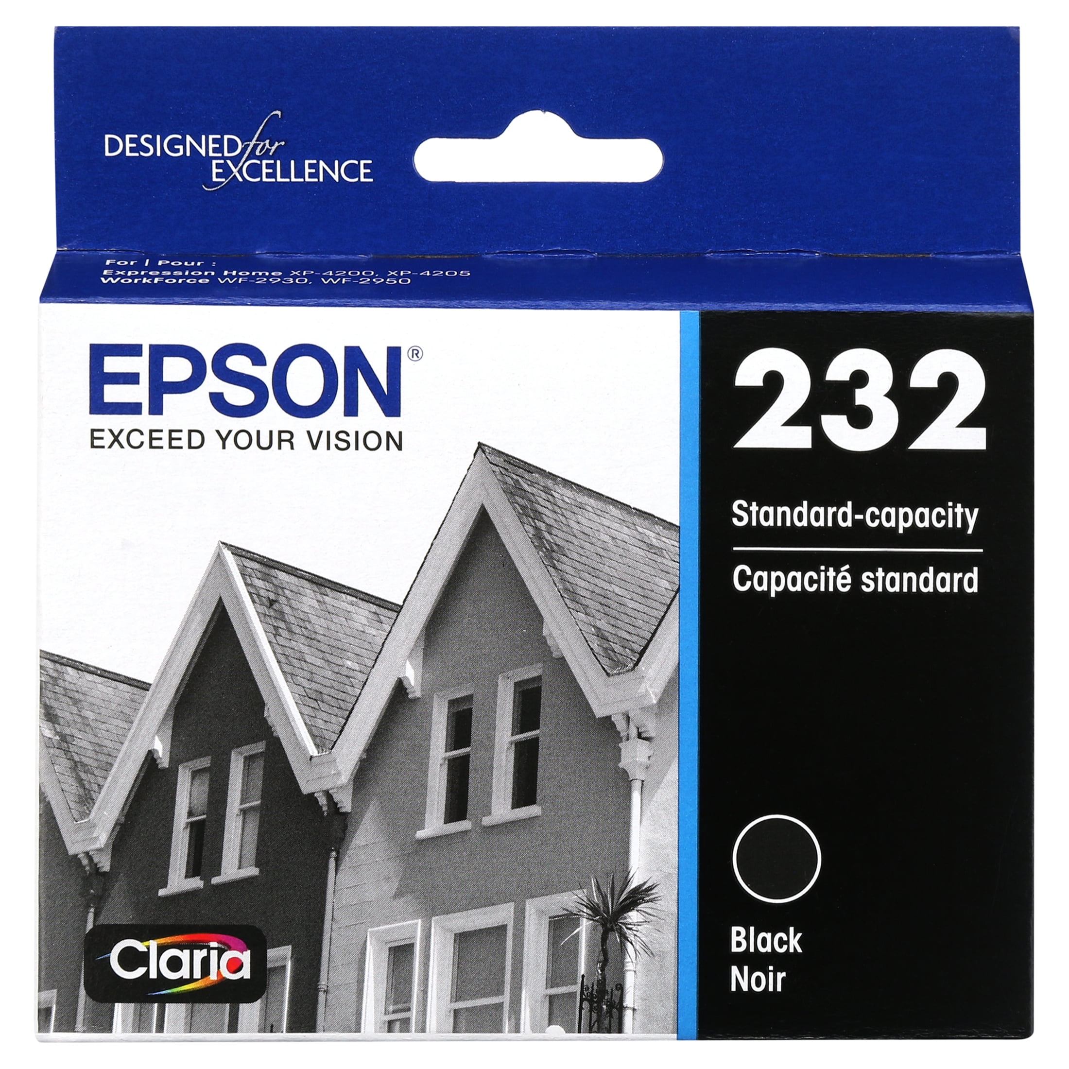 EPSON T232 Claria Genuine Ink Standard Capacity Black Cartridge ...