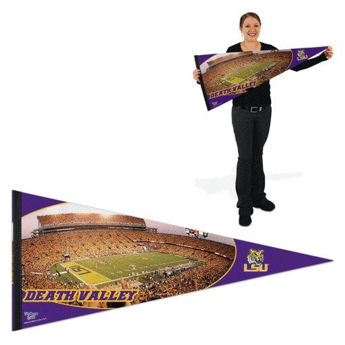 NCAA - LSU Tigers Football Pennant: 17x40 Stadium Premium Pennant ...